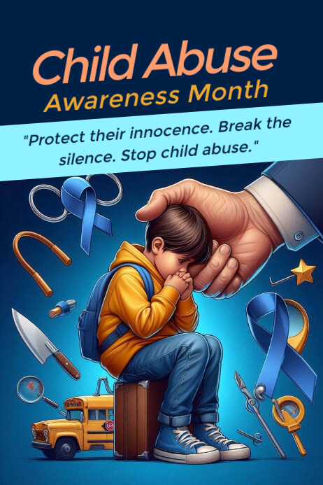 Child abuse awareness month Template | PosterMyWall