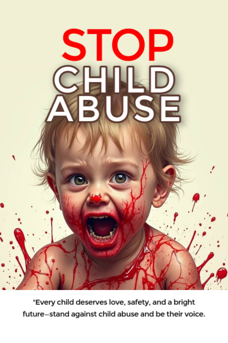 Copy of Child abuse | PosterMyWall