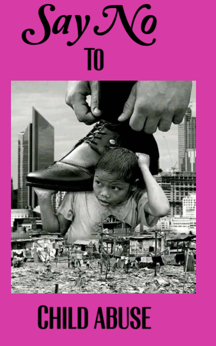 Child abuse poster Template | PosterMyWall