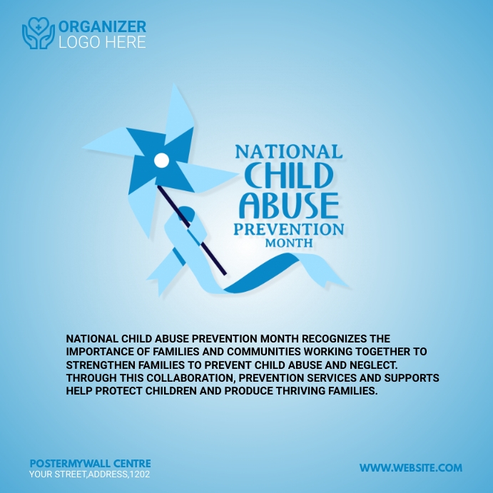 Copy of Child Abuse Prevention Month | PosterMyWall