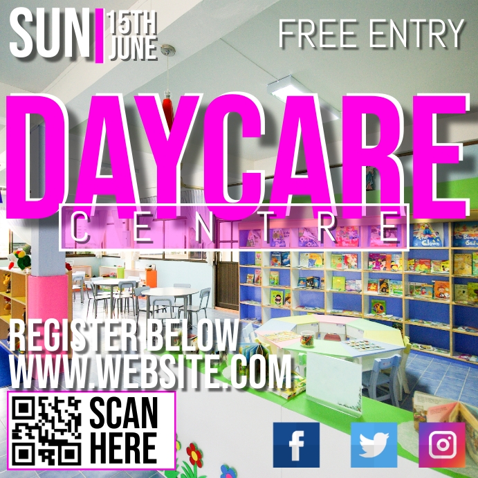 CHILD CARE Template | PosterMyWall