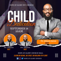 Dedication Sunday Template | PosterMyWall