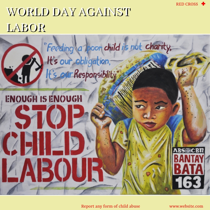 Modèle child labor | PosterMyWall
