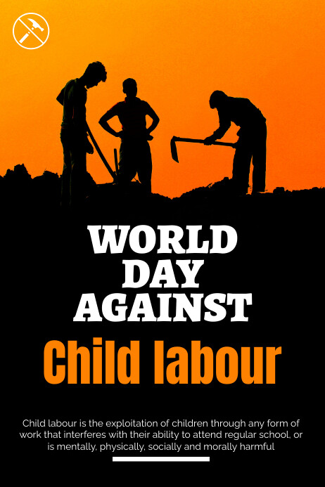 Plantilla de Child Labour Banner | PosterMyWall