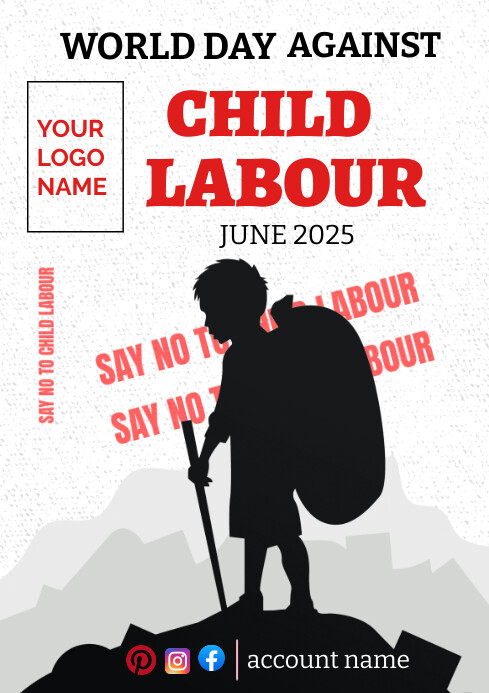 child labour day/world day against child labo Template | PosterMyWall