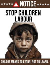 Child Labour Flyer Template | PosterMyWall