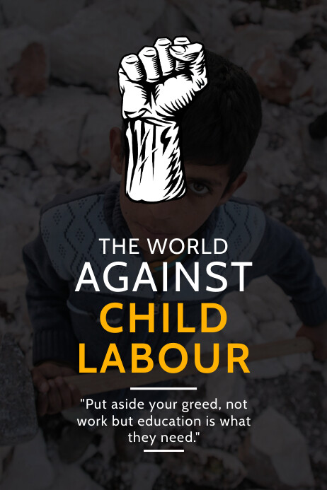Child labour flyer Templat | PosterMyWall
