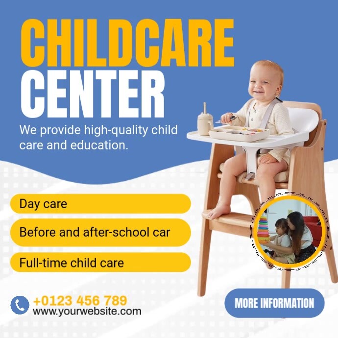 Copy of Childcare Ads | PosterMyWall