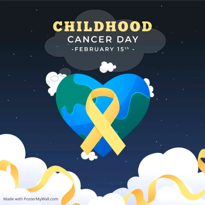 Childhood cancer day flyer Template | PosterMyWall