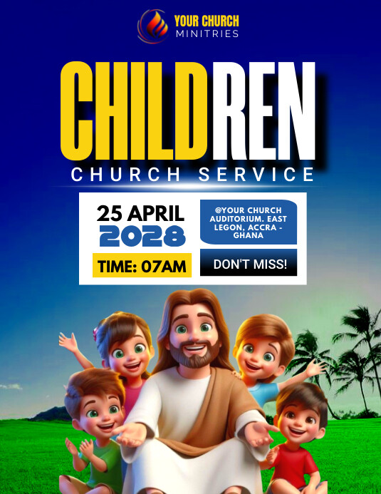 children's service | PosterMyWall
