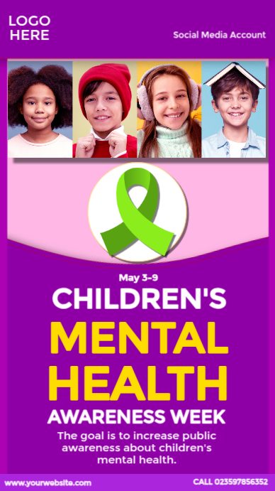 Children’s Mental Health Awareness Week Template | PosterMyWall