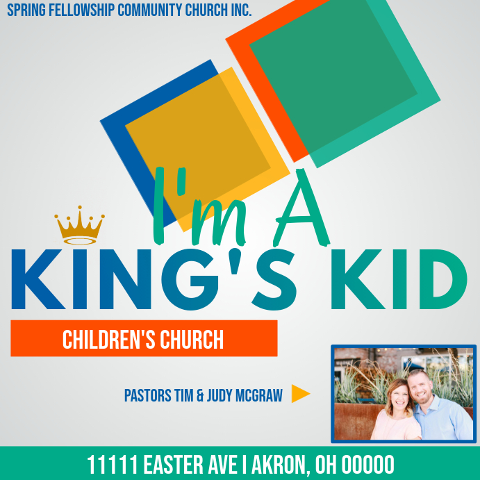 Children's Church Template | PosterMyWall