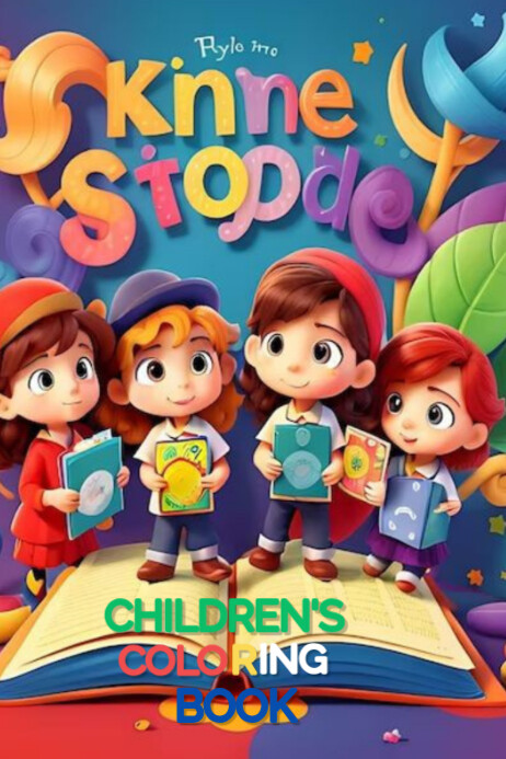 Copy of Children's Coloring Book Album Cover Poster | PosterMyWall