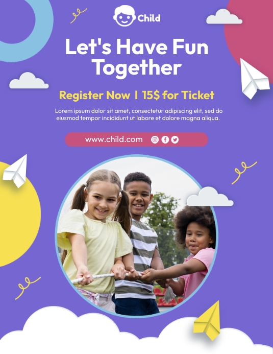 Children's Day Ad Template | PosterMyWall