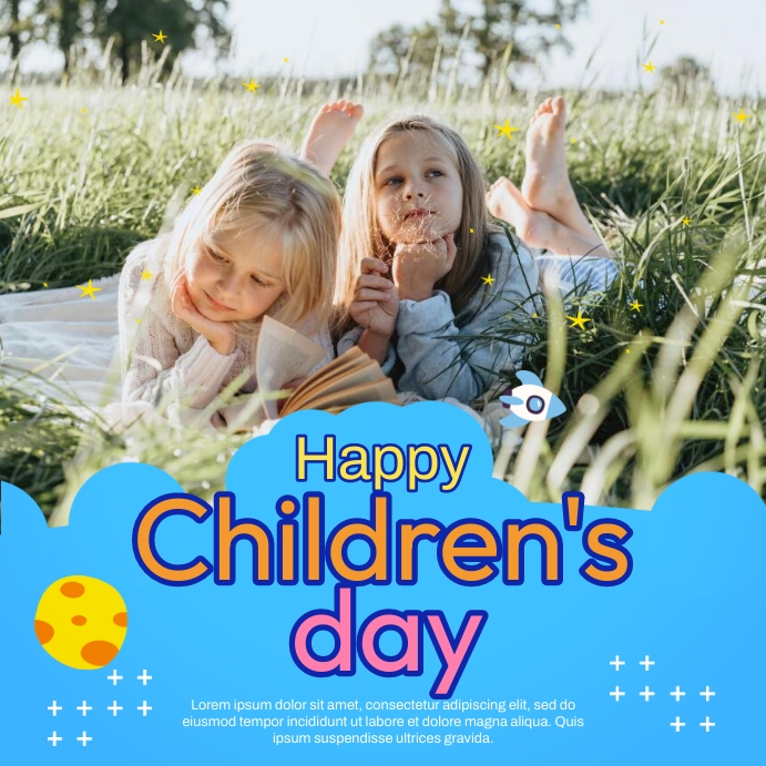 Children's Day Ads Template | PosterMyWall