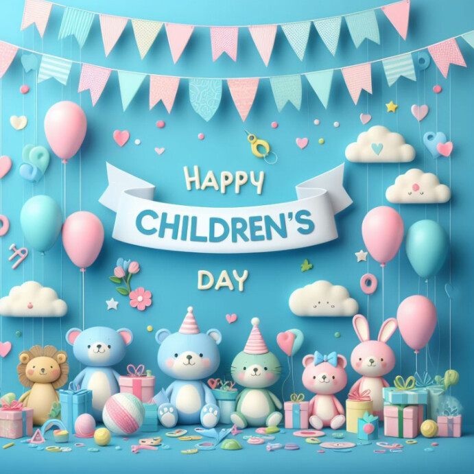 Children's day background Template | PosterMyWall
