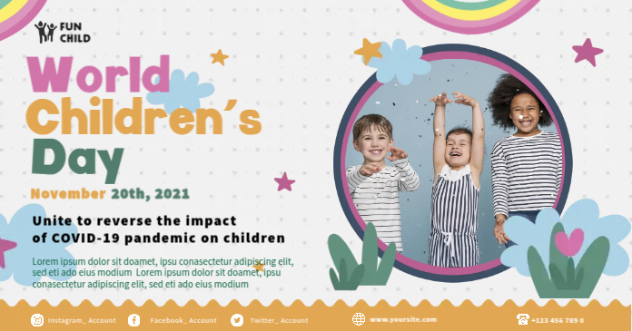 Children's Day Banner Template | PosterMyWall