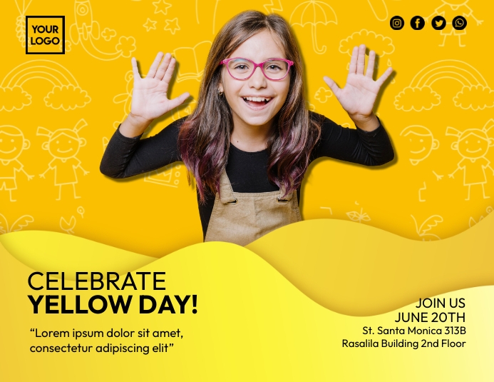 Children's Day Celebration Ads Template | PosterMyWall