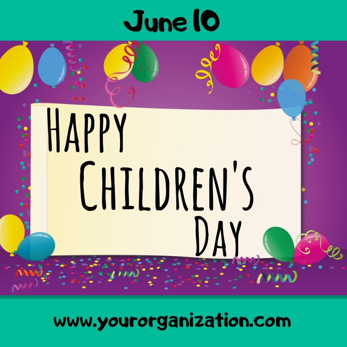 Children's Day post Template | PosterMyWall