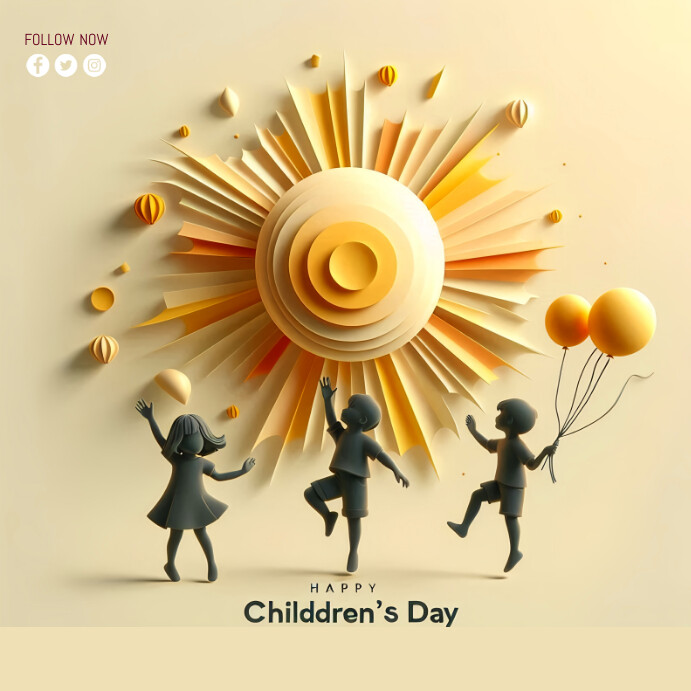 Children's day poster Template | PosterMyWall