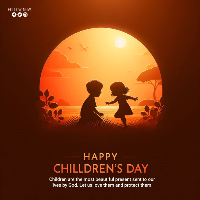 Children's day poster Template | PosterMyWall