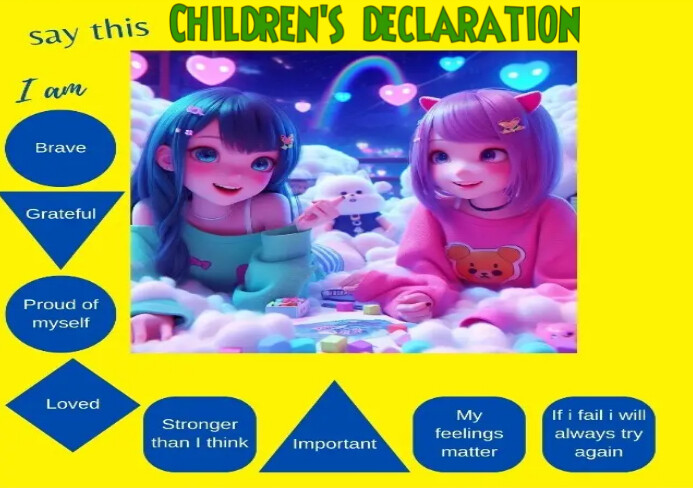 Copy of Children's declaration | PosterMyWall