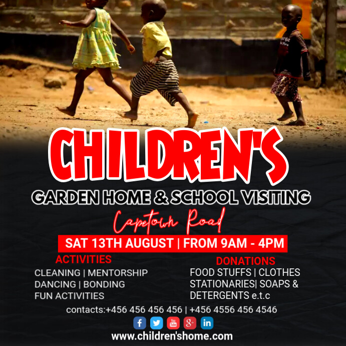 children's home flyer template | PosterMyWall