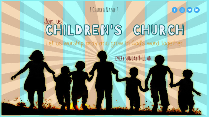 children's ministry Template | PosterMyWall