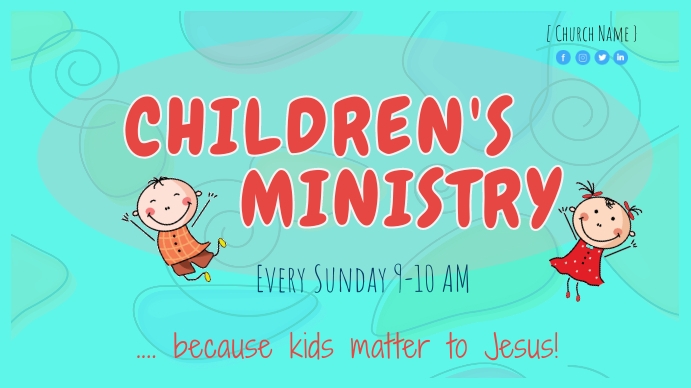 Children's Ministry Template | PosterMyWall