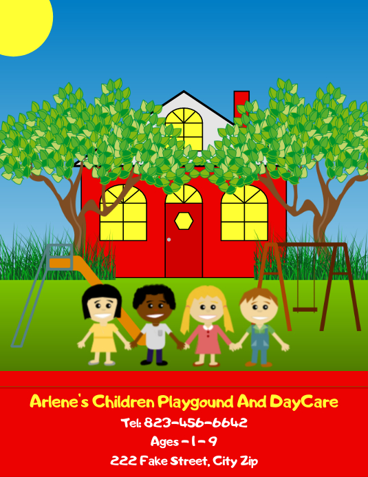 Children's Playground Flyer Template | PosterMyWall