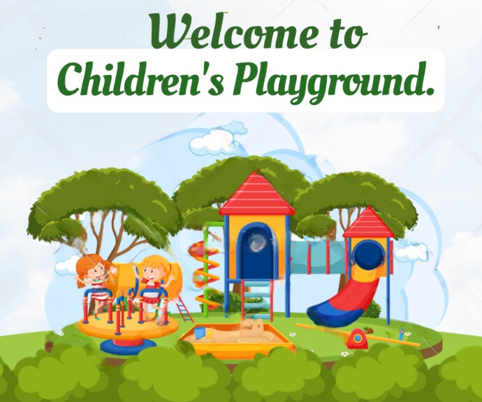 Copy of Children's Playground template. | PosterMyWall