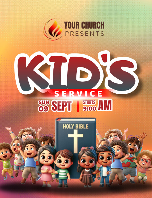 Children's service Template | PosterMyWall
