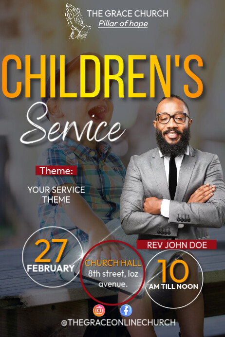 children's service Template | PosterMyWall