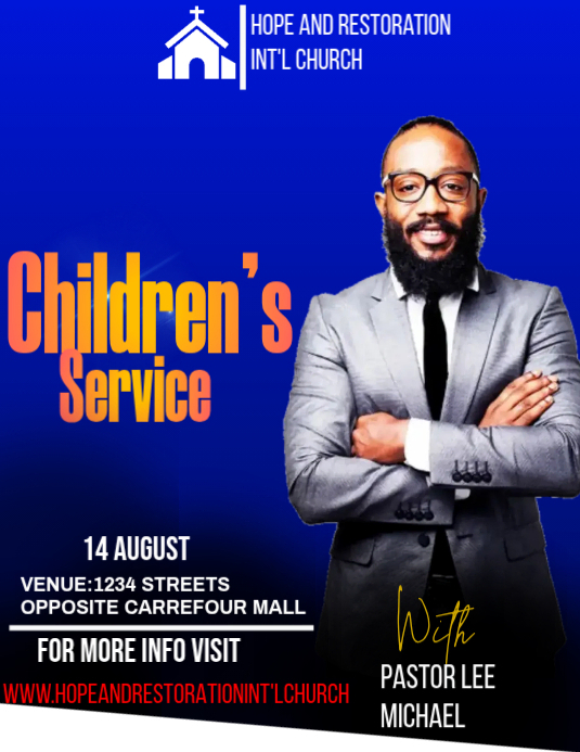children's service Template | PosterMyWall