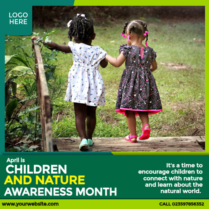 Plantilla de Children and Nature Awareness Month | PosterMyWall