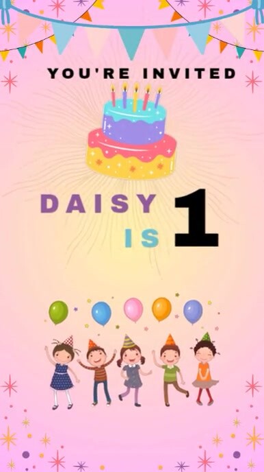 CHILDREN BIRTHDAY FLYER Template | PosterMyWall