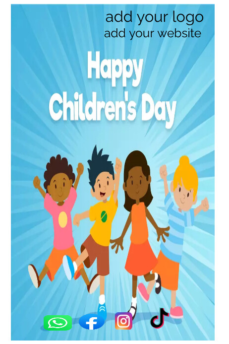 Children day flyer Template | PosterMyWall