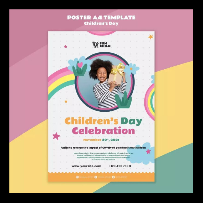 Children day flyer Template | PosterMyWall
