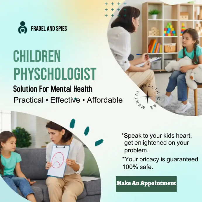 Children Mental Health Care Instagram Post Template | PosterMyWall