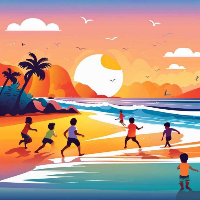 Children playing template | PosterMyWall