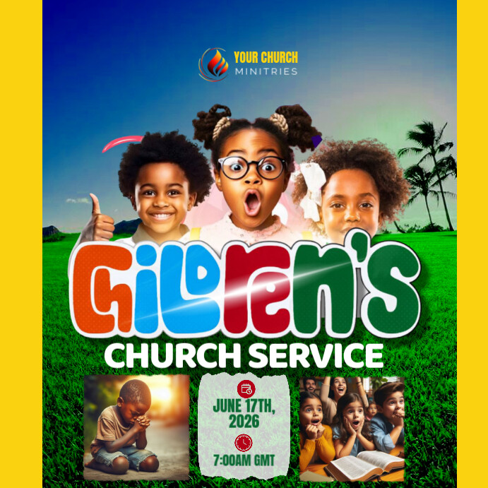 Copy of Children service flyer | PosterMyWall