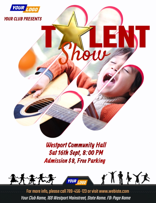 Copy of Children Talent show flyer design (2) | PosterMyWall