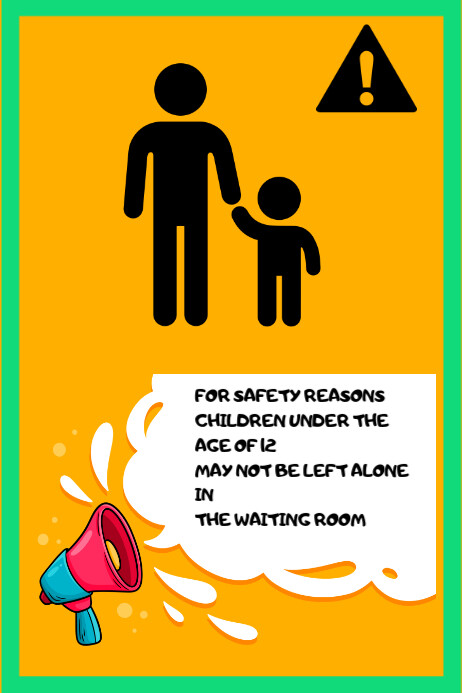 Plantilla de Children under age | PosterMyWall