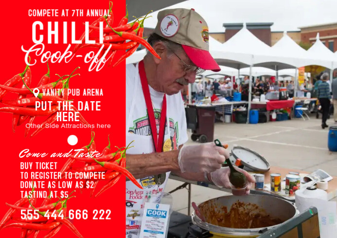 chili cook 8 Template | PosterMyWall