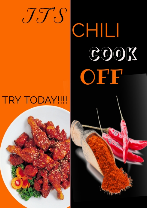 CHILI COOK OFF Template | PosterMyWall