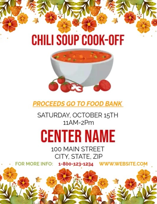 Copy of Chili Cook Off | PosterMyWall