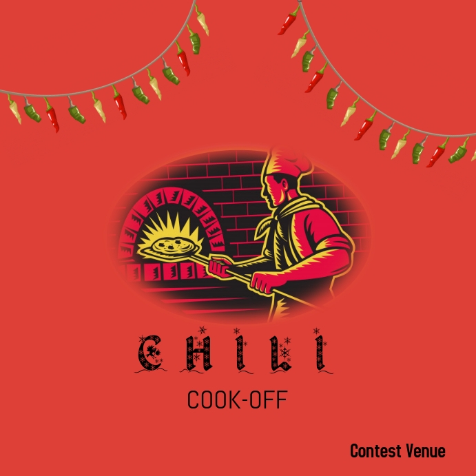 CHILI COOK OFF Template | PosterMyWall