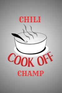 Chili Cook Off Poster Template | PosterMyWall