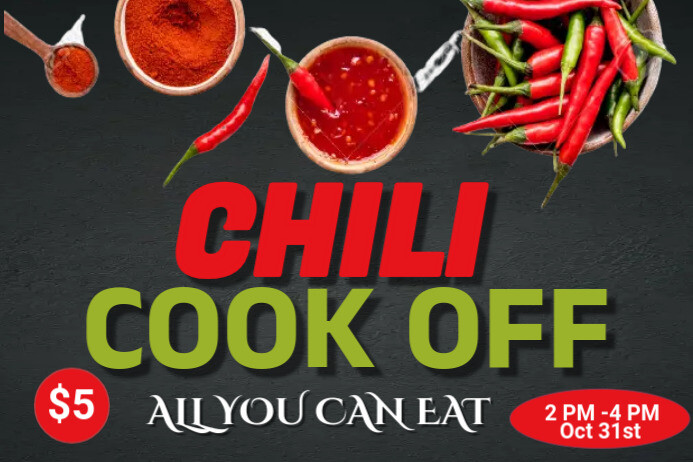 Copy of CHILI COOK-OFF POSTER | PosterMyWall