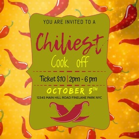 Chili cook off template | PosterMyWall